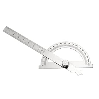 RUNROTOO Angle Gauge Angle Measure Tool Angle Protractor Detachable ...