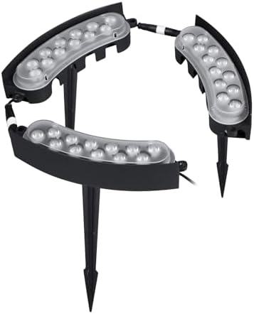 LEONLITE 12-24V LED Low Voltage Landscape Tree Ring Lights, 3000K Warm ...