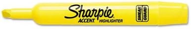 Amazon.com : Major Accent Chisel Point Highlighter, Yellow SAN25005 ...