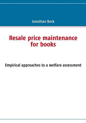 Amazon | Resale Price Maintenance for Books | Beck, Jonathan | Popular ...