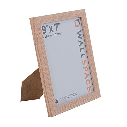 Wall Space 9×7 Oak Frame | Light Oak 9×7 Photo Frames | 9 x 7 inch ...