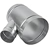 HVAC OV 45° Degree Ø8 x 8 x 4 Inch Wye-Shape Duct Splitter - Metal 3 ...