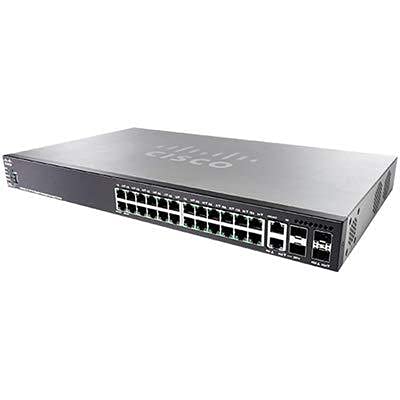 Cisco SG550X-24 24-Port Gigabit Stackable Managed Switch (SG550X-24-K9 ...