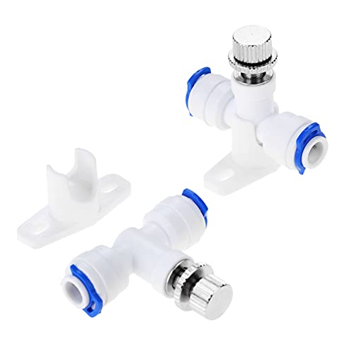 VARWANEO Reverse Osmosis 1/4" Hose RO Water Flow Adjust Valve Regulator ...