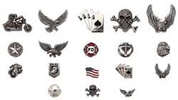 Amazon.com: 18PC SET ASSORTED MOTO PINS : Office Products