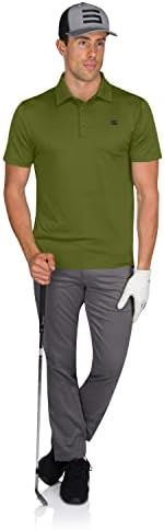 Amazon.com: Men’s Untucked Golf Polo Shirts - The Perfect Length, Quick ...