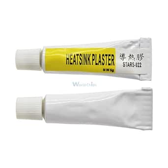 2pcs STARS-922 Heatsink Plaster Thermal Silicone Adhesive Cooling Paste ...