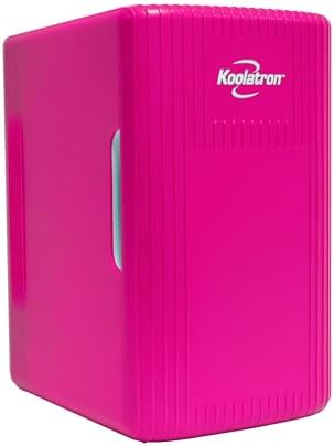 Koolatron Retro Mini Fridge For Bedrooms 6L Small Fridge 8 Can Table ...