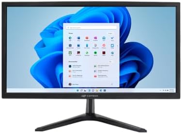 C3Tech Monitor LED 19 Polegadas MR-19 Preto, anti-reflexo com reducao de Luz Azul, conectores de ...