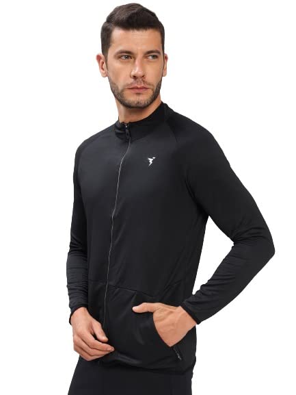Buy TECHNOSPORT Men's A-Line Coat (OR57_Black_2XL) at Amazon.in
