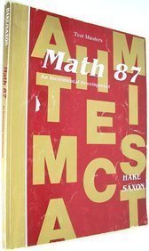 Math 87 1e Test Master (Saxon Math 8/7): Various: 9780939798568: Amazon ...