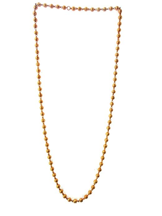 Buy GahneMall Indian 26" Long Gold Plated, Alloy & Base Metal Chain ...