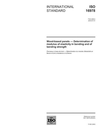 Amazon.com: ISO 16978:2003, Wood-based panels - Determination of ...
