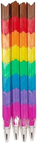 Aabhir TRADERS Non-Sharpening Rainbow Color Brick Stack Pencil Set For ...