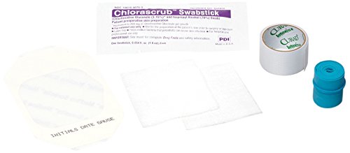 Amazon.com: Medline IV Start Kits with Chlorascrub, 6-Piece, Suresite ...