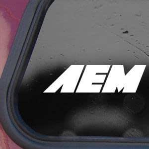 Aem White Sticker Decal INTAKE PERFORMANCE Racing Tune Wall White ...