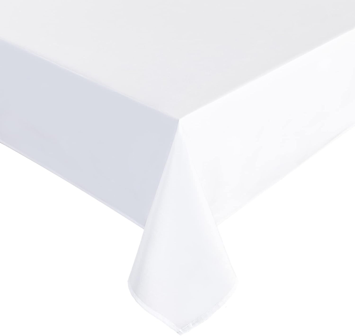 Mysky Home Square Tablecloth 60x60 Inch White Tablecloth Washable ...