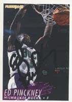 Ed Pinckney Milwaukee Bucks 1994 Fleer Autographed Card. This item ...