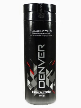 Buy Denver Black Code Cologne Talc 300gm Online at Low Prices in India ...