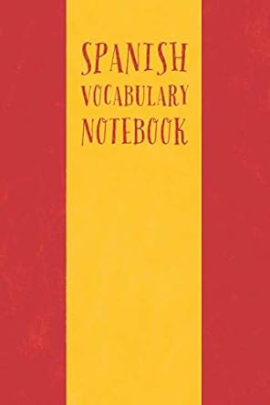 Amazon.com: Spanish Vocabulary Notebook: 2 columns | Vocabulary Notepad ...