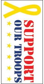 Amazon.com: Creative Converting Support Our Troops Swankies (10ct ...