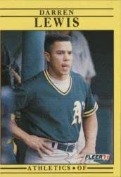 Amazon.com: 1991 Fleer Baseball Card #15 Darren Lewis Mint ...