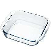 Amazon.com: NUTRIUPS Glass Baking Dish for Oven Square Baking Pan Glass ...