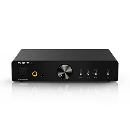 SMSL HO200 Hi-Res Balanced Headphone Amplifier Low Noise 4 x PLFC RCA ...