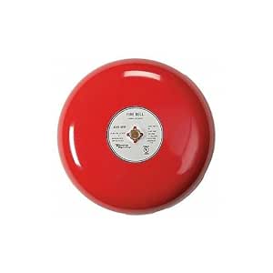 Edwards Signaling 439D-8AW-R Bell 8"20-24VDC RED : Amazon.in ...