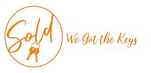 Amazon.com: Realtor Key Sign - SOLD | Real Estate Signs | Home Buyer ...