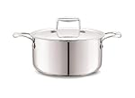 Cello Tri-Ply 20 cm Stainless Steel Cookware Casserole, 3 LTR | Tri-Ply ...
