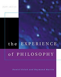 The Experience Of Philosophy: Daniel Kolak: 9780534581046: Amazon.com ...