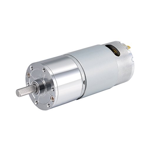 uxcell 12V DC 200 RPM Gear Motor High Torque Electric Reduction Gearbox ...