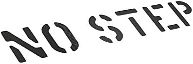 no Step Stencil Aufkleber Bundeswehr Militär Beschriftung 2cmx10cm # ...