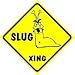Amazon.com: SLUG CROSSING bug insect snail new joke sign : Patio, Lawn ...