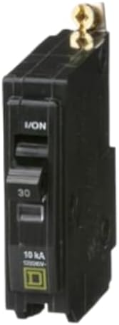 SQUARE D BY SCHNEIDER ELECTRIC QOB130 MINIATURE CIRCUIT BREAKER 120V ...