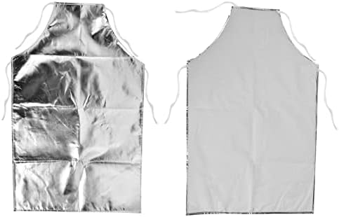 Amazon.com: Tiiyee Heat Resistant Apron, Aluminum foil high temperature ...