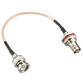 Amazon.com: TA-VIGOR RG316 Coaxial Cable 0.5Ft, 50 Ohm Bulkhead Female to BNC Male Low Loss Coax ...