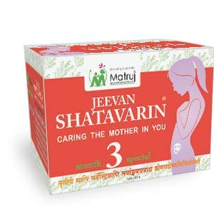 Matruj Ayurveda's Jeevan Shatavarin- Month 3 Special : Amazon.in ...