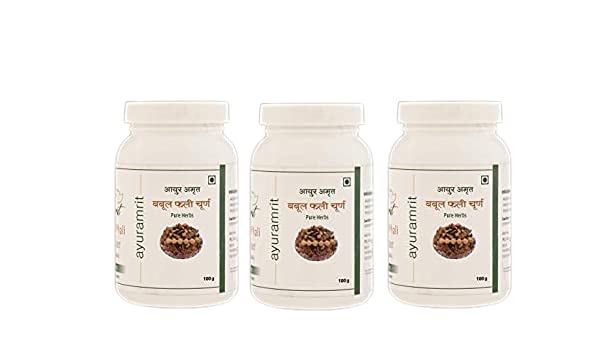 Buy Ayur Amrit Babool Phali Powder Babul Fali Babool Powder Fali Kikar ...