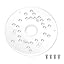 POWERTEC 5-3/4" Router Base Plate w/Screws for Trim and Plunge Routers ...