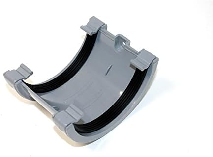 Marshall Tufflex Half Round Gutter 112mm Union Joint RWU1 (GREY) – BigaMart