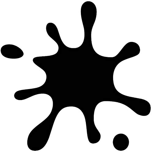 Paintball Splat Funny Symbol Bumper Sticker Car Van Bike Sticker Decal ...