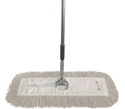 Dust Mop Kit 36" : (1) 36" White Industrial Closed-Loop Dust Mop, (1) 36" Wire Dust Mop Frame ...