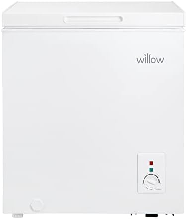 Willow W66CFW Freestanding 66L Chest Freezer with Removable Storage ...