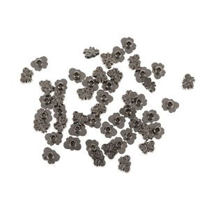 50 Sets Alloy DIY Deocrative Butterfly Rivets Studs Buttons Spots Gun ...