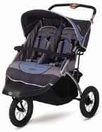 Amazon.com: InSTEP Suburban Safari Double Jogging Stroller (Blue/Grey ...