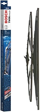 Amazon.fr : Bosch Balais d'Essuie–Glace Plats Conventionnel Twin Spoiler 610S, Longueur: 600mm ...