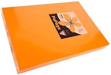 160 GSM A4 PAPAGO Printer Copier Paper 1 Ream of 250 Sheets - Tangerine ...