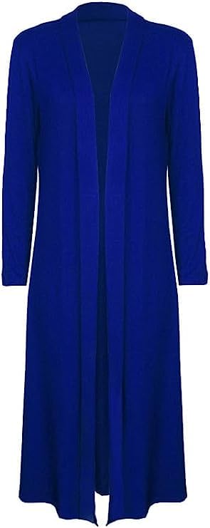 AJFASHION Ladies Maxi Plus Size Long Cardigans for Women UK Plus Size ...